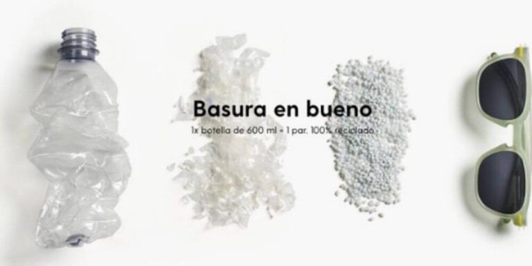Medioambiente: Una familia crea lentes de sol usando botellas plásticas