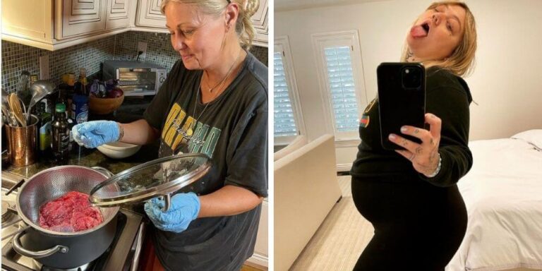 Mujer dice que comer su propia placenta tiene muchos beneficios
